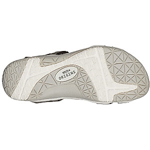 Earth Origins Women's Skylar Sandal, Light Grey, 6.5 M US