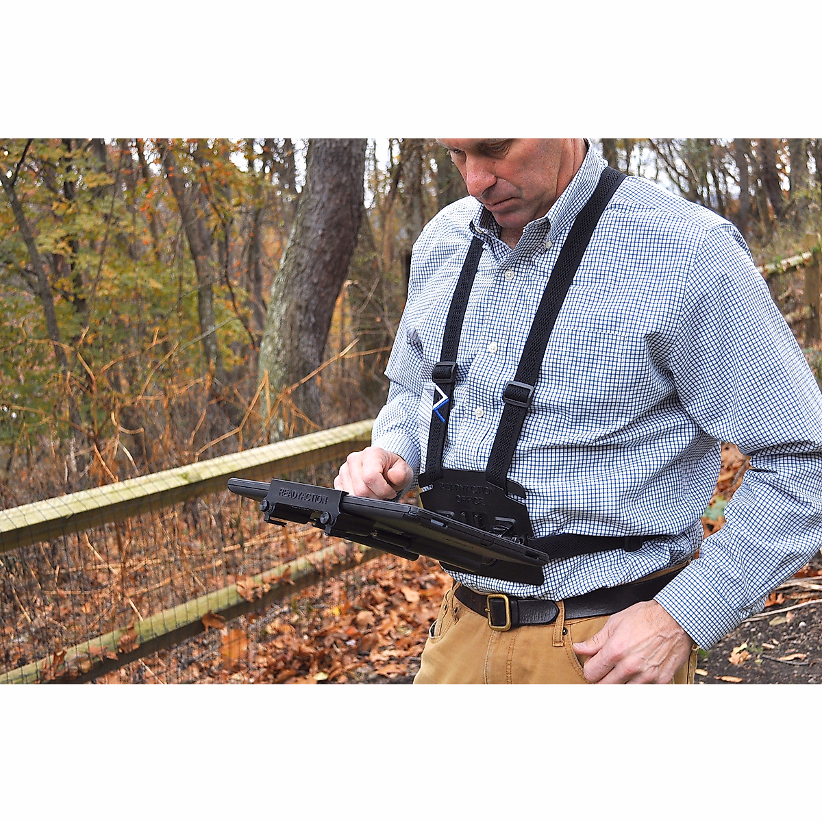 READYACTION Office Pro XL- Chest Harness for iPad Pro (12.9") and Similar XL Tablets
