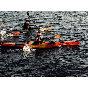 Wilderness Systems Tsunami 145 | Sit Inside Touring Kayak | Kayak with Rudder | 14' 6" | Breeze Blue