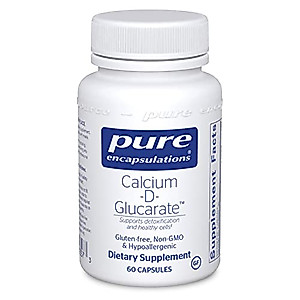 Pure Encapsulations Calcium-D-Glucarate | Supplement to Support Cellular Health in The Liver, Lungs, Breast, and Colon* | 60 Capsules