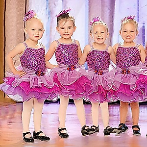 Stelle Tap Shoes for Girls Boys PU Leather Non-Slip Dance Shoes for Toddler/Little Kid/Big Kid (Black,11ML)