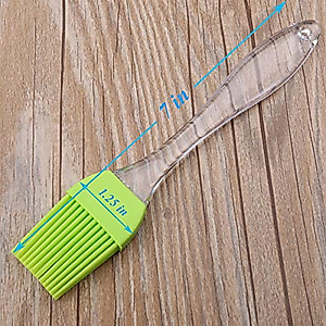 ZEPELOFFY 4 Pack Silicone Pastry Brush Heat Resistant Basting Brushes Spread Oil Butter Sauce Marinades for BBQ Grill Barbecue Baking Kitchen Cooking