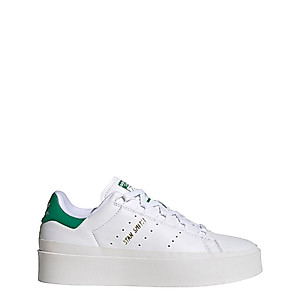 adidas Originals Women's Stan Smith Bonega Sneaker, White/White/Green, 7