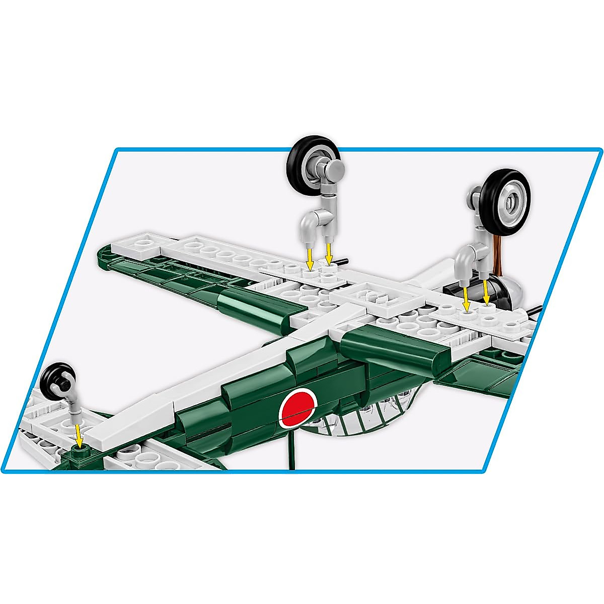 COBI Historical Collection WII Mitsubishi A6M2 Zero Japanese Fighter Plane