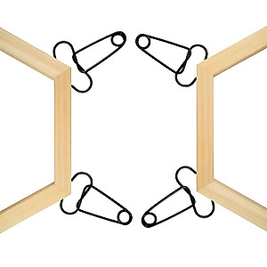 IRONSTAR Miter Spring Clamps Pliers for Woodworking, Including 8 Spring Clamps