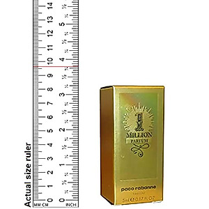 Paco Rabanne 1 Million Parfum Mini Splash for Men .17 oz
