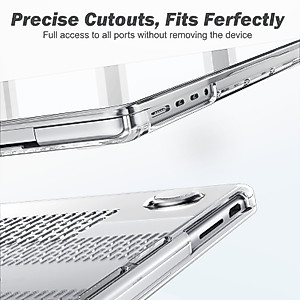 B BELK Compatible with MacBook Pro 14 inch Case 2023 2022 2021 Release M2 A2779 A2442 M1 Pro/Max Chip with Touch ID, Clear Plastic Hard Shell Case with Keyboard Cover + Screen Protector, Transparent