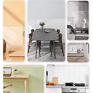 Electrostatic Absorption Wall Protective Film, Self-Adhesive Removable Wall Electro Static Protective Film, Electrostatic Protective Film Oil Proof Waterproof Sticker Easy to Clean (A-6.6 ft)