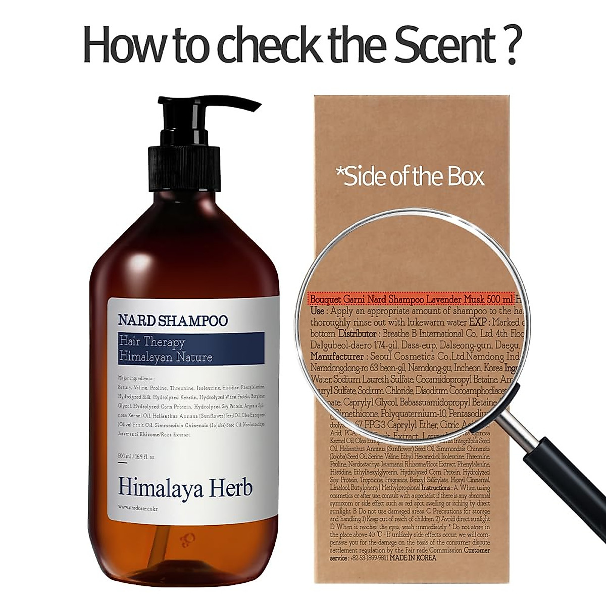 Bouquet Garni NARD Hair Shampoo Lavender Musk - Scalp Vitality, and Soft Cleansing (Containing Argan Olive Jojoba Macadamia Sunflower Oil, Protein, and Amino Acids) - 16.9 oz