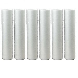 Hydronix SDC_45_2005_6_Pack SDC-45-2005 5 Micron Whole House 20 x 4.5 Sediment Water Filter 6 Pack, 6 Count (Pack of 1), White