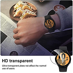 T Tersely (3 Pack Screen Protector for Samsung Galaxy Watch 7/6/5/4 (44MM), 9H Hardness Tempered Glass Film Guard for Samsung Galaxy Watch