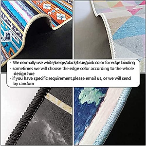 Peacock Area Rug, Beautiful and Fantastic Golden Peacock Carpet, Suitable for Modern Style Living Room Decorative Carpet, Suitable for Living Room Bedroom Kitchen Dining Room Non-Slip Washable 6x8ft