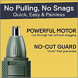 MERIDIAN Nose Nose/Ear Hair Trimmer for Men - Sage