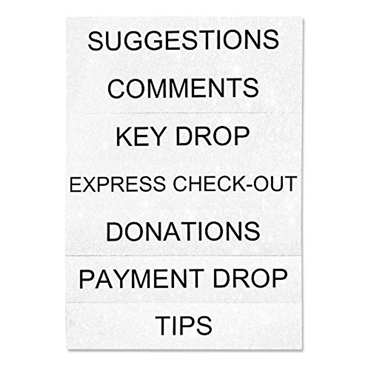 Mail Boss Comment Boss 8100 Locking Steel Suggestion Box - Key Drop Box - Collection Box - Donation Box - Ballot Box - with 25 Suggestion Cards (Black)