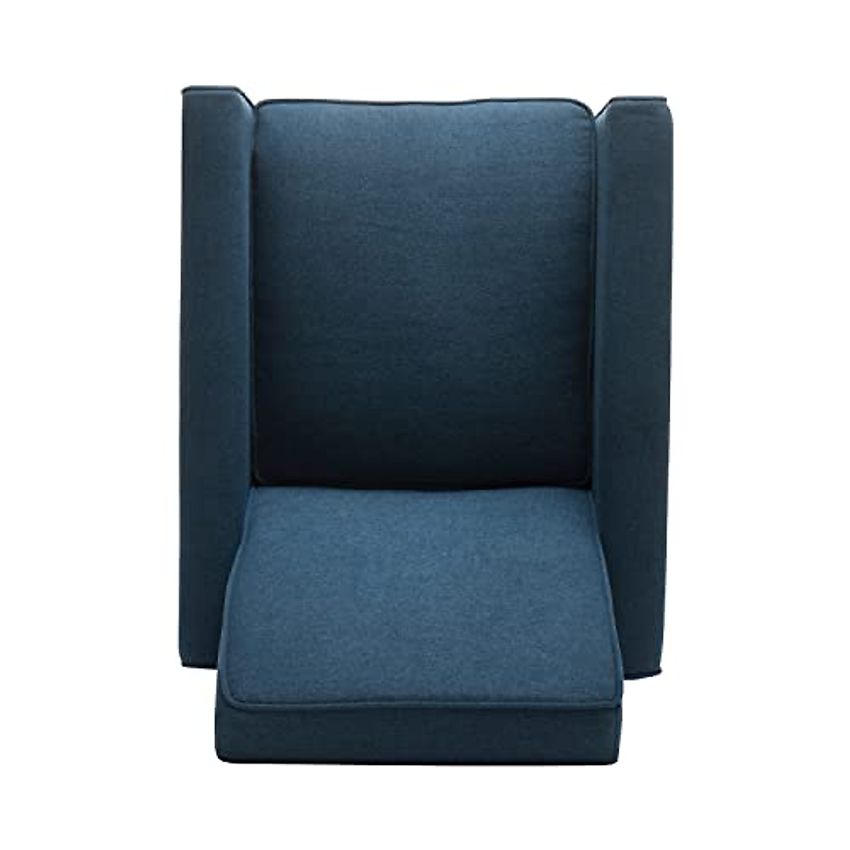 Christopher Knight Home Emmie Fabric Recliner (Set of 2), Navy Blue, Dark Brown