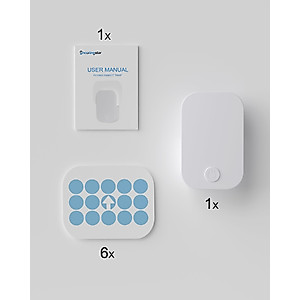 Flying Insect Trap Indoor Plug-in Bug Catcher Zapper Light, Mosquito Gnat Fly Trap Killer Plug in Wall Indoor for Home Office House Kitchen, 1 Pack