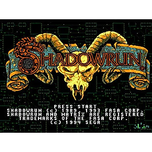 Shadowrun 16 bit SEGA MD Game Card For Sega Mega Drive For Genesis