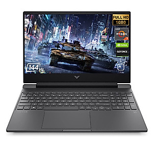 HP Victus Gaming Laptop, 15.6" FHD IPS 144Hz Display, AMD Ryzen 7 5800H, GeForce RTX 3050Ti, 32GB RAM, 1TB SSD, Webcam, HDMI, Backlit KB, Wi-Fi 6, Windows 11 Home