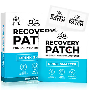 Party Treats Patches 28 Pack - Wake Up Refreshed & Energized with Our 100% Natural Ingredients Party Patch - Skin-Friendly & Waterproof - Enhanced Morning Formula…
