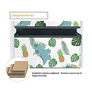 AFPANQZ Cute Schnauzer Dogs Door Hanging Organizers Nursery Closet Cabinet Baby Storage with 4 Large Pockets Stable Hanging Shelves for Cosmetics Toys Sundries Purse Keys Small Stuff Storage Blue