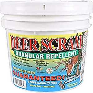 Enviro Pro 1006 Deer Scram Repellent Granular White Pail, 5.76 Pounds, (Packaging May Vary)