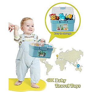 Kiddiworld Animal Car Toys for 1 Year Old Boy Gifts, Infant Baby Toys 12-18 Months, Pull Back Cars Truck Toys for 1-3 Year Old Girl Gifts, One First Christmas Birthday Gifts for Toddler Toys Age 1-2