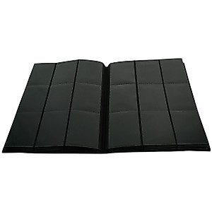 Vault X Binder - 9 Pocket Trading Card Album Folder - 360 Side Loading Pocket Binder for TCG (Black)