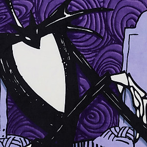 Disney Nightmare Before Christmas Throw Blanket - Nightmare Before Christmas Plush Fleece Throw Jack Skellington Throw Blanket (Jack Skellington)