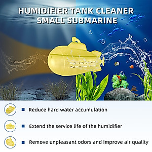 AMI PARTS Humidifier Cleaner Float Submarine for Warm&Cool Most Humidifiers and Fish Tank, Purifie Water, Soften Hard Water, Prevents Hard Water Build-Up, Universal Humidifier Cleaner (9 Pack)