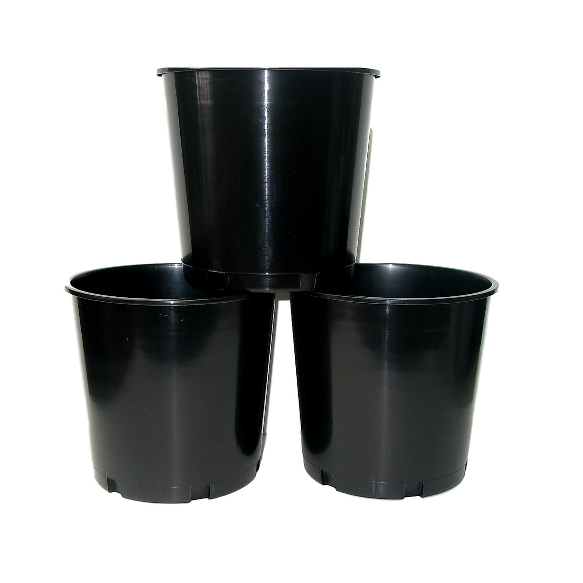 Black Offering, Donation, Ice Buckets, 176 Ounces, Pack 3