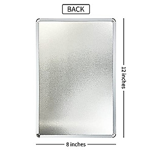 Funny Highland Cow Tin Sign,Black and White Cow Metal Sign,Cow Poster Cow Metal Tin Sign,Rustic Farmhouse Style Wall Decor for Living Room, Bathroom, Bedroom, Kids Bathroom Decor - 8x12 Inch