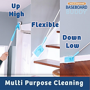 Baseboard Buddy – Baseboard & Molding Cleaning Tool! Includes 1 Baseboard Buddy and 3 Reusable Cleaning Pads, As Seen on TV