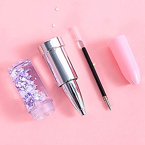 Kawaii Lipstick Gel Pen Creative Oil Quicksand Colorful Cute Stationary 0.5mm Signature Pens Black Ink Office School Supplies