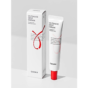 COSRX AC Collection Ultimate Spot Cream, 1.05 fl.oz / 30g, Acne Spot Treatment, Animal Testing Free, Paraben Free, Korean Skin Care