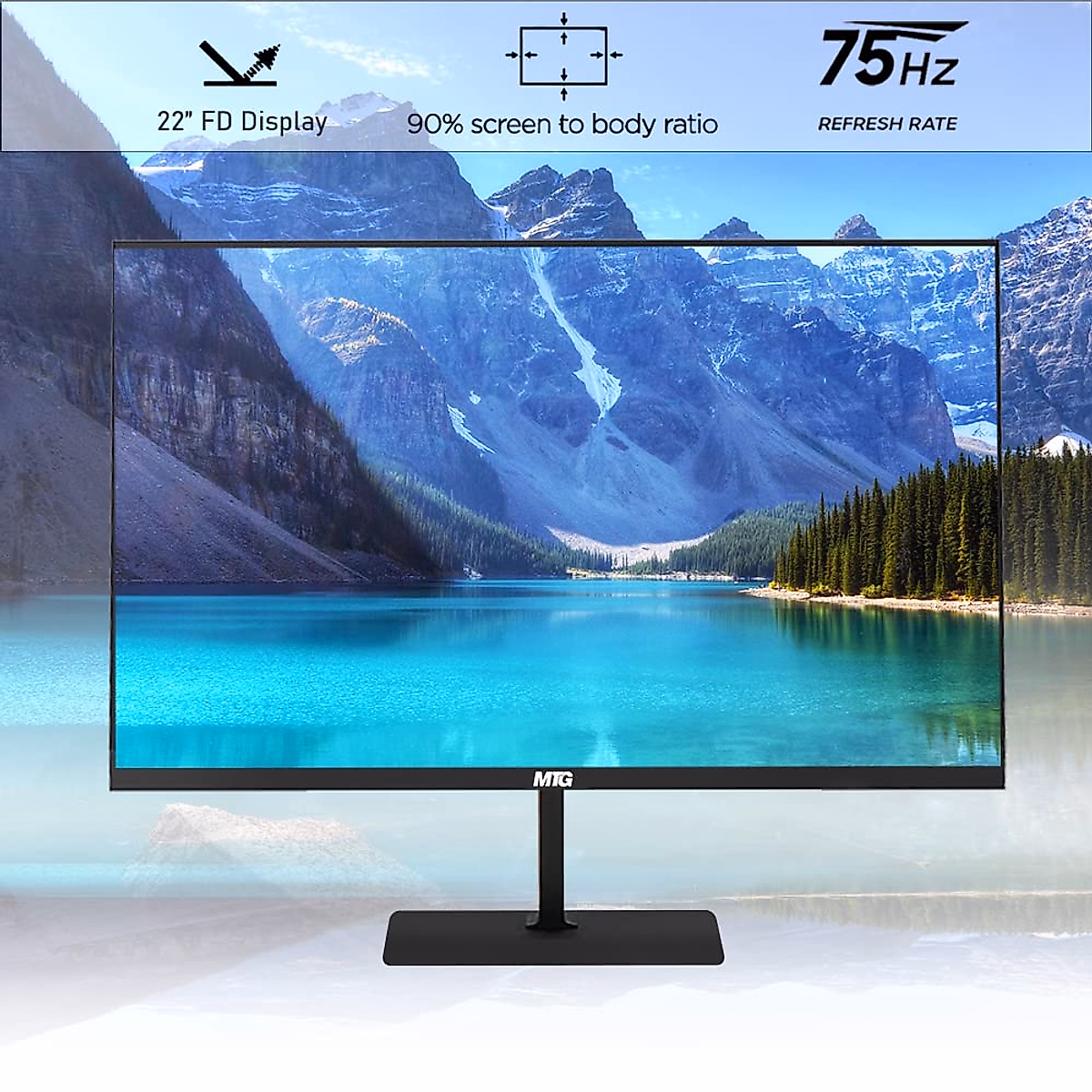 All in one Desktop Computer, TechMagnet Cheetah 6, Intel Core i5 6th Gen 2.5 GHz, 8GB DDR3, 120GB SSD, New 22 inch LED, Wireless Keyboard Mouse, Speaker and Webcam, Windows 10 Pro (Renewed)