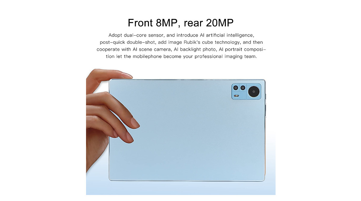 High-Performance 10.1" Tablet with Dual Cameras