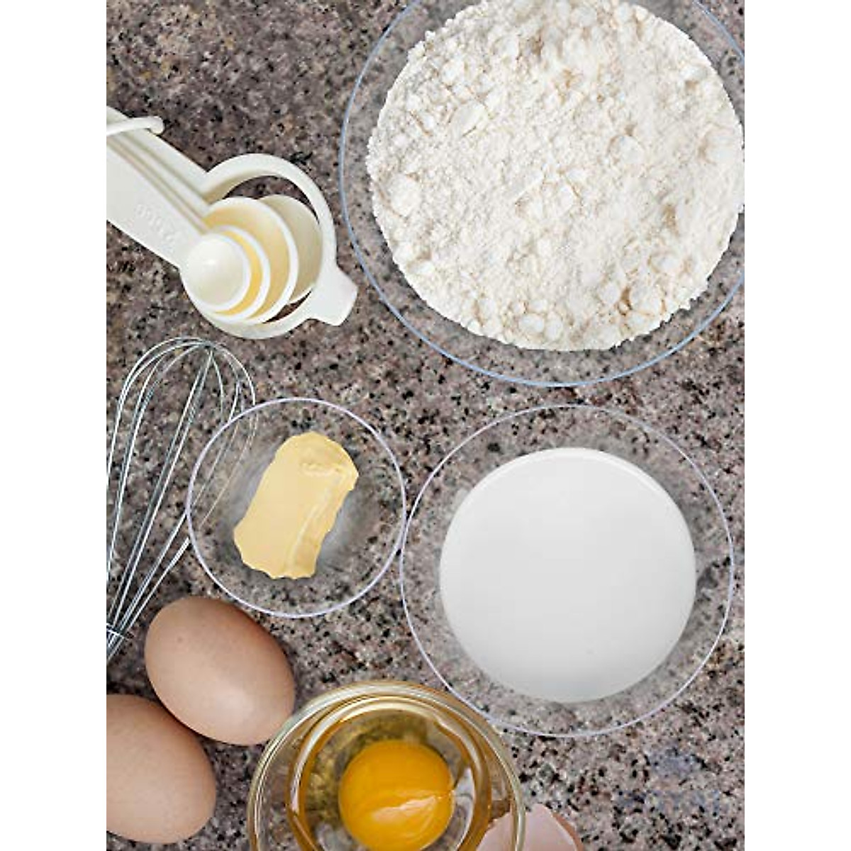 Royal Imports 6" Clear Plastic Saucer Plant Drip Tray, Low Pie Plate, Floral Flower Dish, Wedding, Party, Home and Holiday Decor, 6 Pack