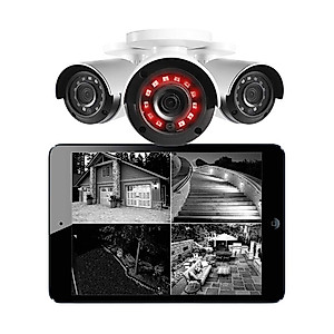 Lorex 1080p Analog Wired Security Camera – Outdoor & Indoor Add on Camera Wired Surveillance System for Home & Business – Long Range Night Vision, HD Recording