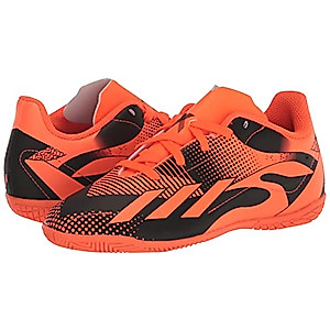 adidas X SPEEDPORTAL Messi.4 Indoor Soccer Shoe, Team Solar Orange/Team Solar Orange/Black, 5.5 US Unisex Big Kid