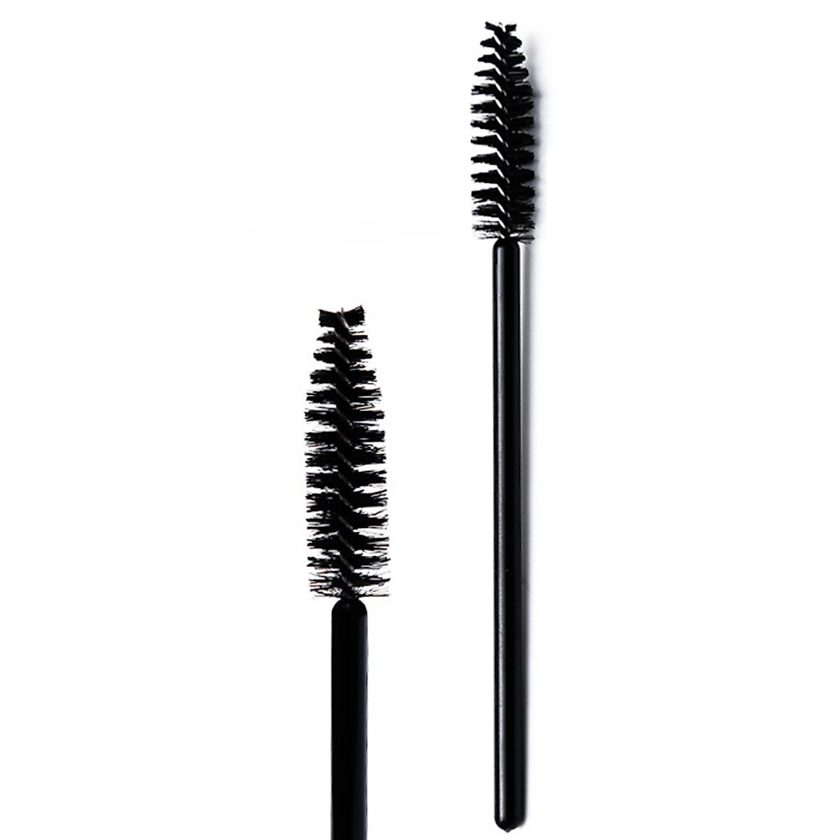 Scala 100pcs Microbrushing one-time Disposable Eyelash Brushes Disposable Eyelash Brushes Mini Mascara Applicator Natural Extention Wands Makeup Brushes Tool (100pcs)
