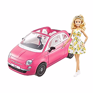 Barbie Fiat 500 Doll and Vehicle