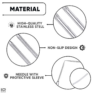 KETAR 4 Pcs Modeling Clay Carving Tools - Needle Tool Carving Kit Ceramic Pro Needles Detail Tools Sculpture Making Texture Tools