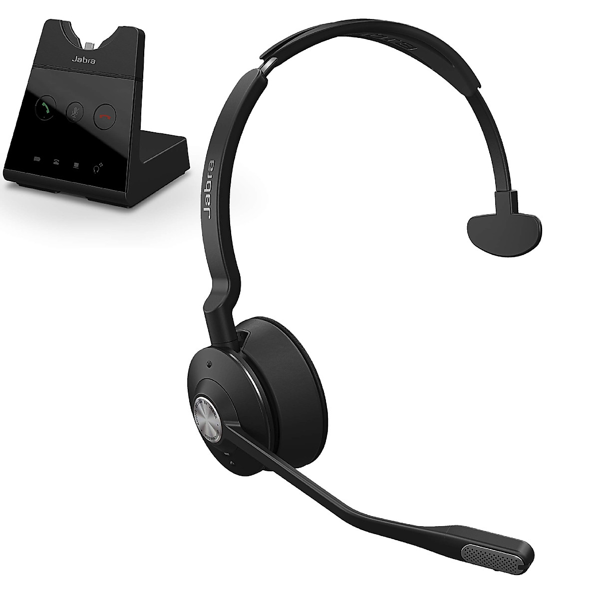 Jabra Engage 65 Wireless Headset, Mono – Telephone Headset with Industry-Leading Wireless Performance, Advanced Noise-Cancelling Microphone, Call Center Headset with All Day Battery Life
