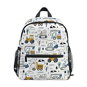 ZOEO Toddlers Backpack Kids Bookbag for Boys Girls 3-7 Years Preschool Kindergarten Cute Mini Bags with Safety Leash Daypack