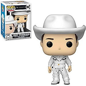 Funko Pop! TV: Friends - Cowboy Joey Tribbiani Vinyl Figure (Bundled with Compatible Box Protector Case) Multicolored 3.75 inches