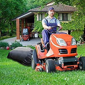 ZEROYOYO Lawn Tractor Leaf Bag - Reusable Grass Catcher Bag for Lawn Mower Tractor, Garden Leaf Cleaning, Latest Upgrade Leaf Bag for Riding Lawn Mower, 54 Cubic Feet Fast & Easy Leaf Collection