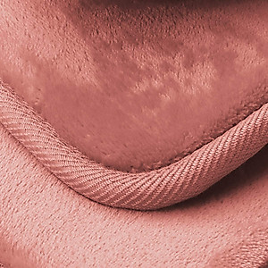 Clara Clark 2 Piece Bathroom Rugs Bath Mat Set, Velvet Memory Foam Bath Mats for Bathroom - Non-Slip, PVC Backing Bath Rugs, Washable Bathroom Rug Mats - Dries Quickly, Bathroom Rug Set - Burgundy