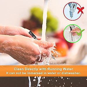 350ft Meat Thermometer Wireless | Smart Digital Bluetooth Food Thermometer for Cooking and Grilling, BBQ, Stove Top, Rotisserie(2 Probes)