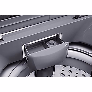 COMFEE’ 1.6 Cu.ft Portable Washing Machine, 11lbs Capacity Fully Automatic Compact Washer with Wheels, 6 Wash Programs Laundry Washer with Drain Pump, Ideal for Apartments, RV, Camping, Magnetic Gray