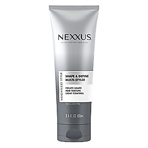 Nexxus Shape and Define Multi-Styler For a Light Hold Weightless Styling Cream Shape, Define and Texture Hair Styling Cream 3.4 oz
